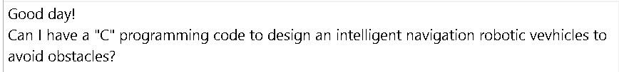 Solved Good day! Can I have a "C" programming code to design | Chegg.com