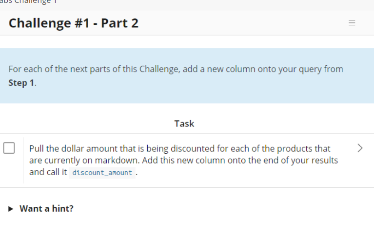 MI Challenge #1 - Part 2 For each of the next parts | Chegg.com