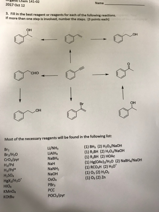 Chemistry Archive | October 12, 2017 | Chegg.com