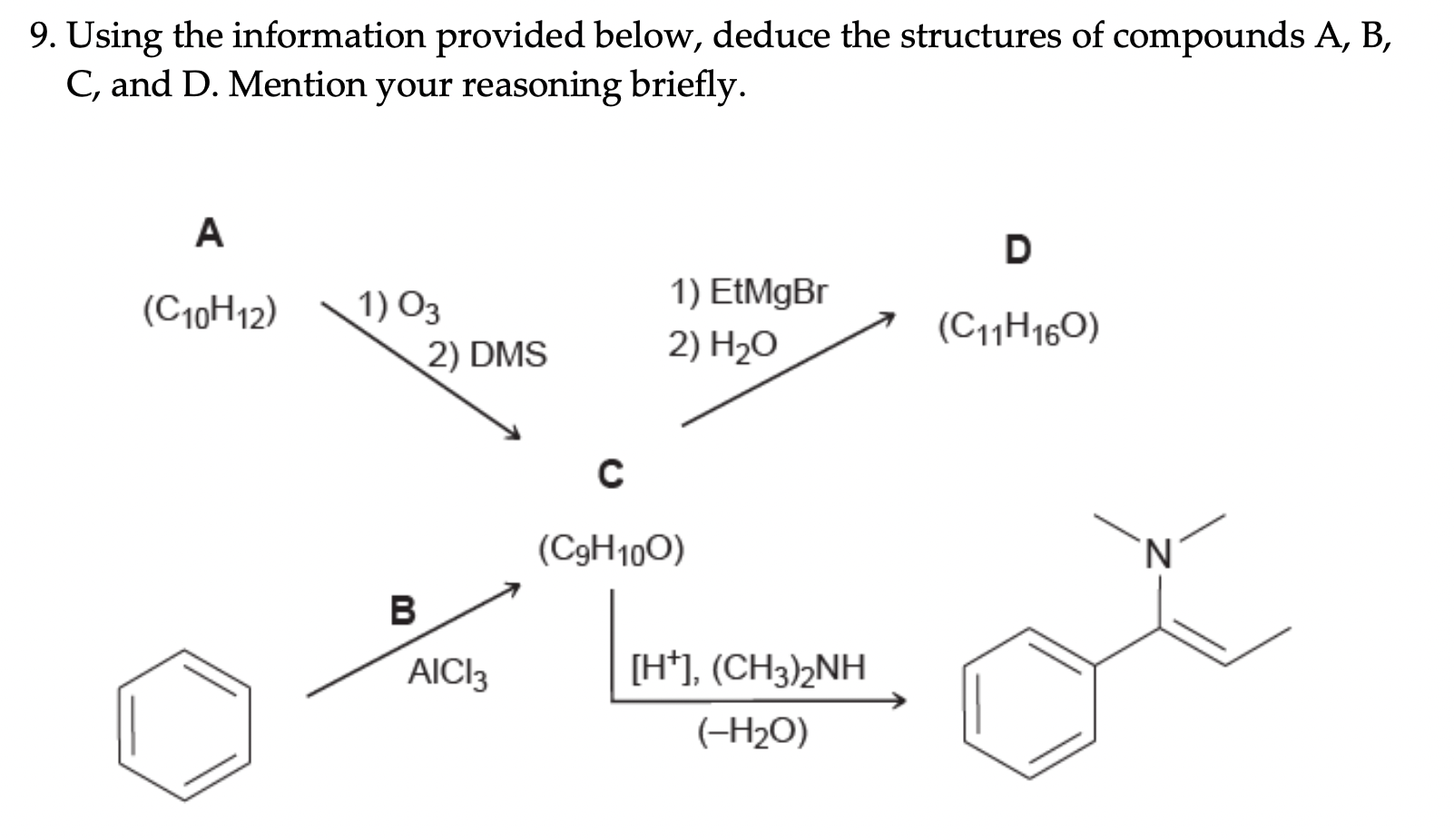 Solved A Draw The Structures Of All The Aldehydes Or