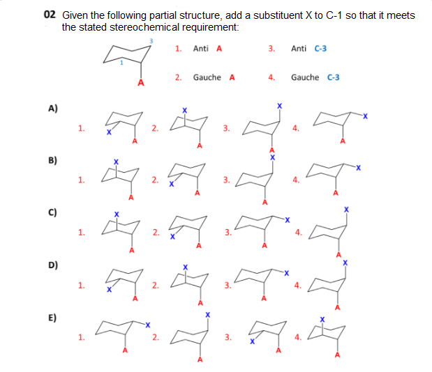 Solved 02 Given the following partial structure, add a | Chegg.com