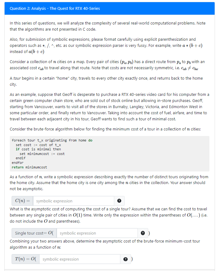 Solved In this series of questions, we will analyze the | Chegg.com
