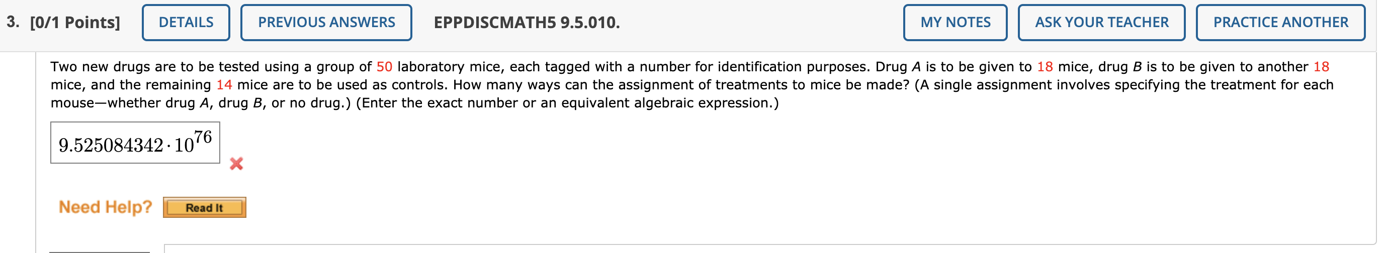 Solved 2. [0.51/1 Points] DETAILS PREVIOUS ANSWERS | Chegg.com