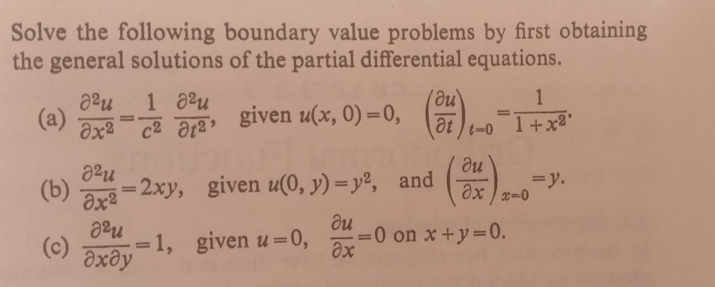 Solved Әи 1 at t=0 Solve the following boundary value | Chegg.com