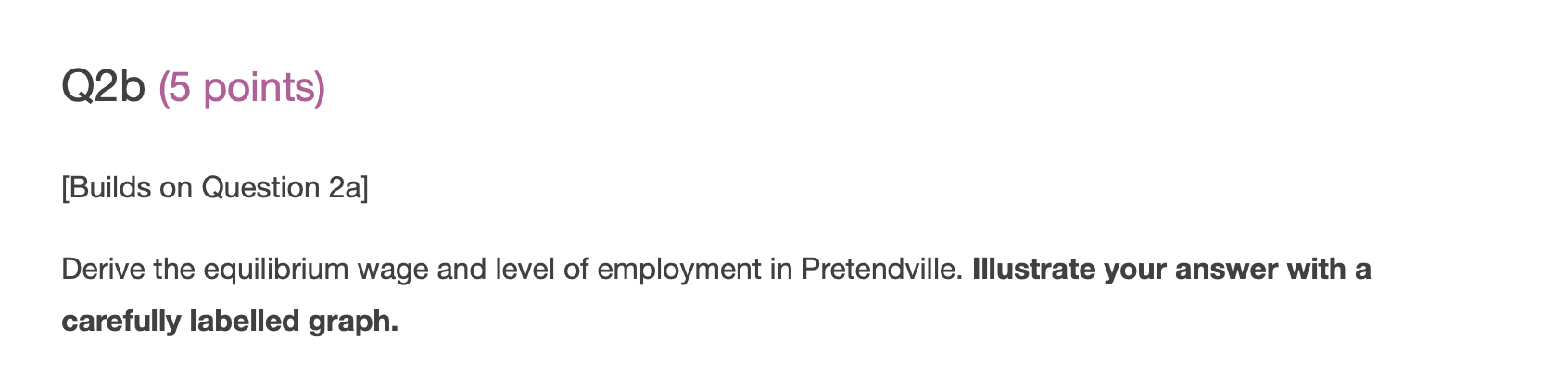 Solved Q2b (5 points) [Builds on Question 2a] Derive the | Chegg.com