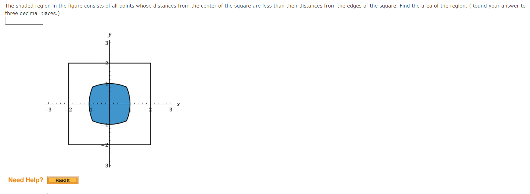 Solved three decimal places.) Need Help? Read It | Chegg.com