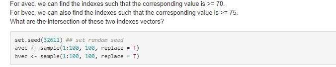 Solved For avec, we can find the indexes such that the | Chegg.com
