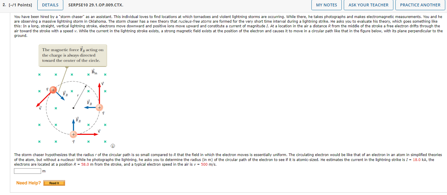 Solved ground. The magnetic force FB acting on the charge is | Chegg.com