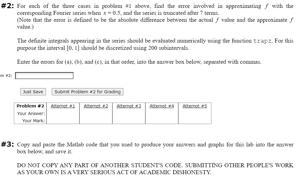 #2: For each of the three cases in problem #1 ﻿above, | Chegg.com