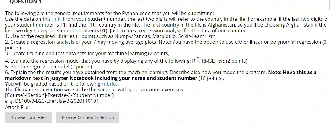Solved The Data set is quite long so I'll just give the 7 | Chegg.com
