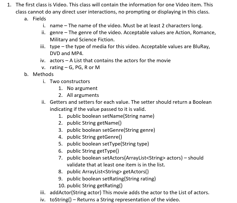 Solved Write in Java, please. Thank you! In this project | Chegg.com