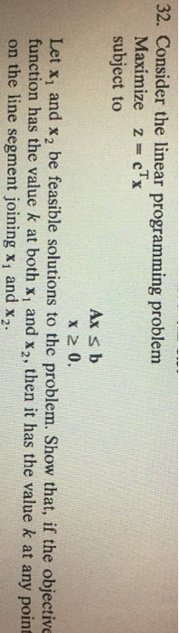 Solved Consider the linear programming problem Maximize z = | Chegg.com
