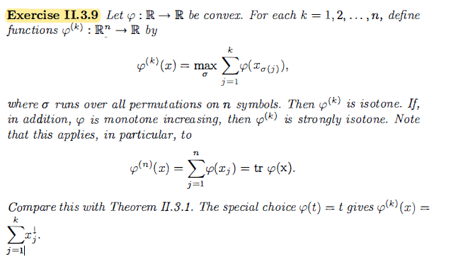 Solved Exercise II.3.9 ﻿Let φ:R→R ﻿be convex. For each | Chegg.com