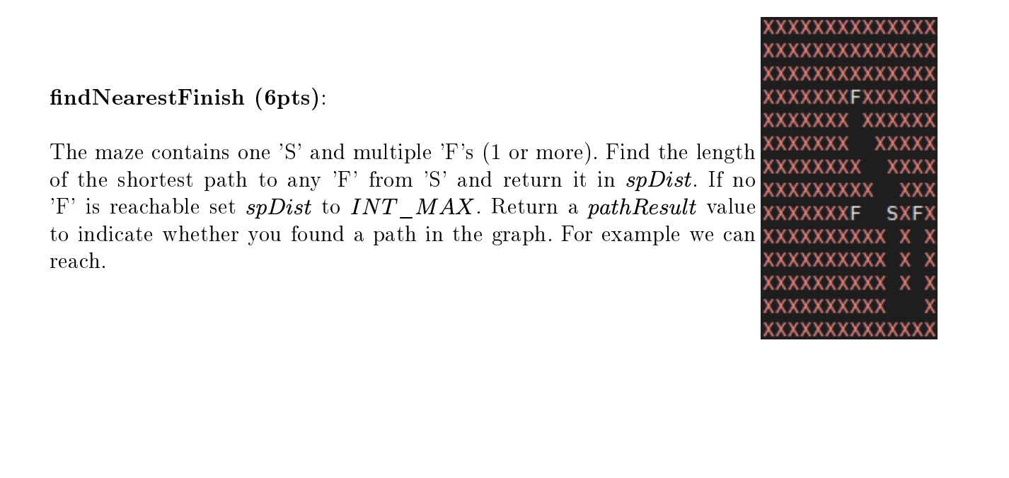 Solved For the following functions you'll be passed an | Chegg.com
