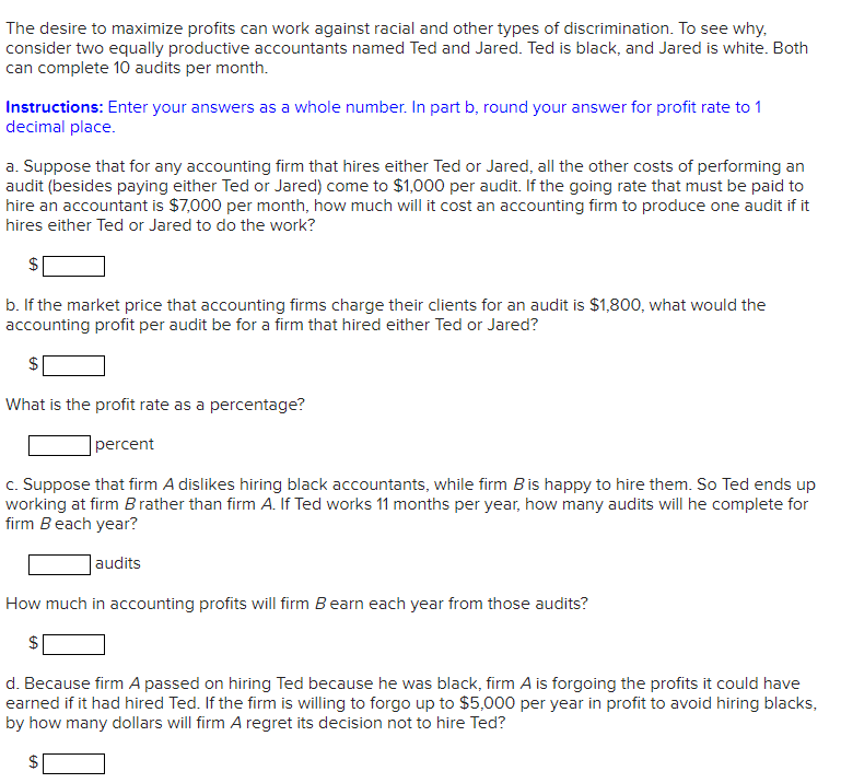 Solved The desire to maximize profits can work against | Chegg.com