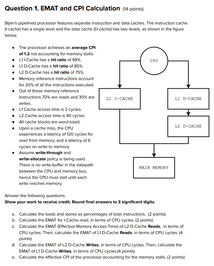 Solved Bijan's pipelined processor features separate | Chegg.com