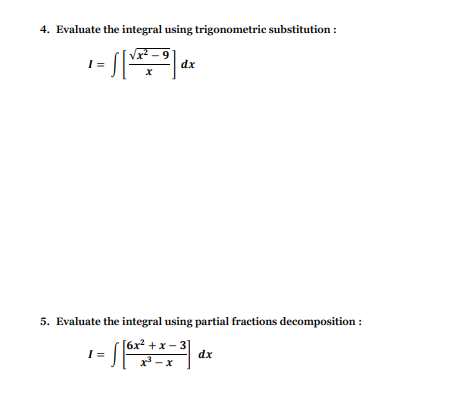 Solved 1. Evaluate the integral by rewriting the integrand | Chegg.com