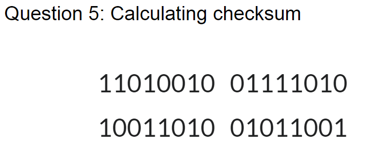 Solved Question 5: Calculating | Chegg.com