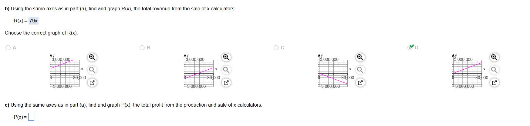 Solved calculators will be sold during the first year at a | Chegg.com