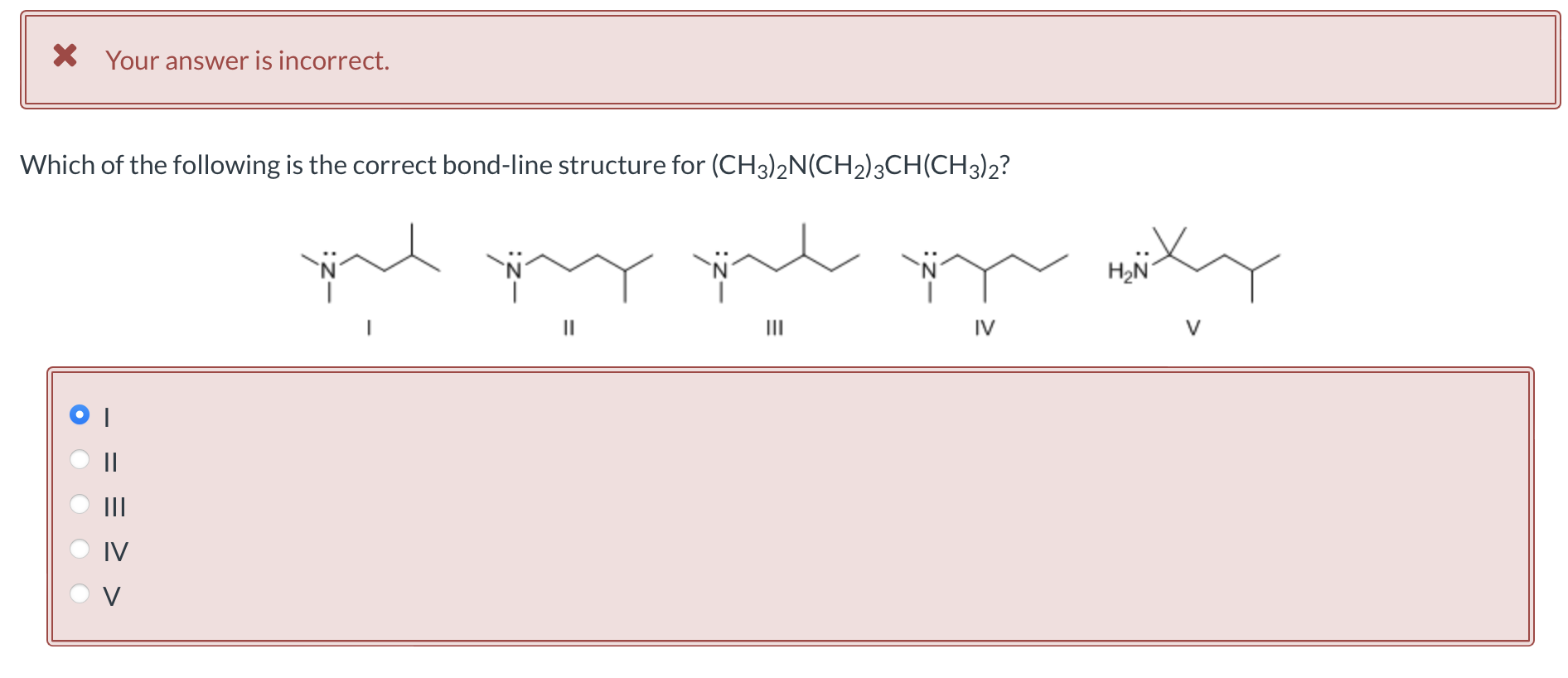 Solved Which of the following is the correct bond-line | Chegg.com