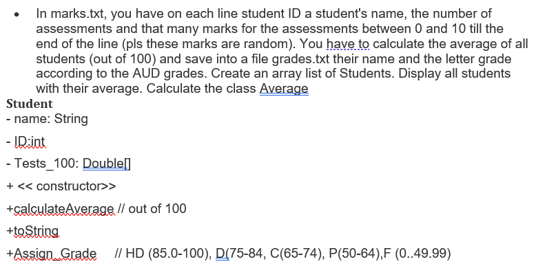 Solved Student data marks.txt file ID Name | Chegg.com