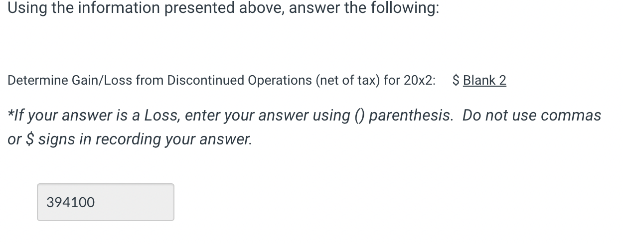 Solved USE THE FOLLOWING INFORMATION TO ANSWER THE NEXT (8) | Chegg.com