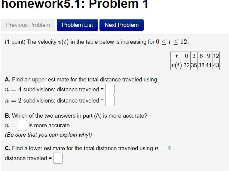 Solved homework5.1: Problem 1 Previous Problem Problem List | Chegg.com