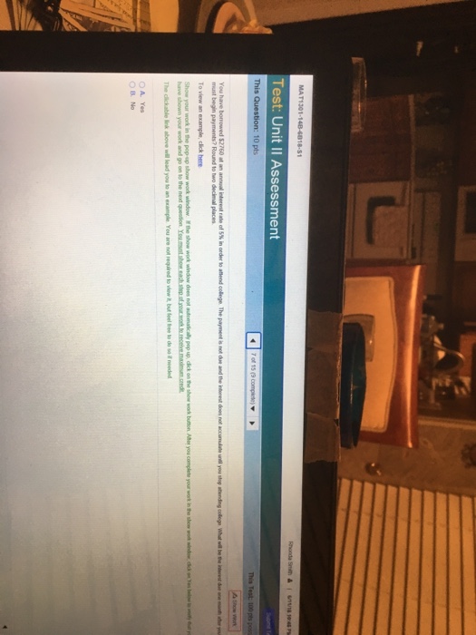 Solved Test: Unit II Assessment | Chegg.com