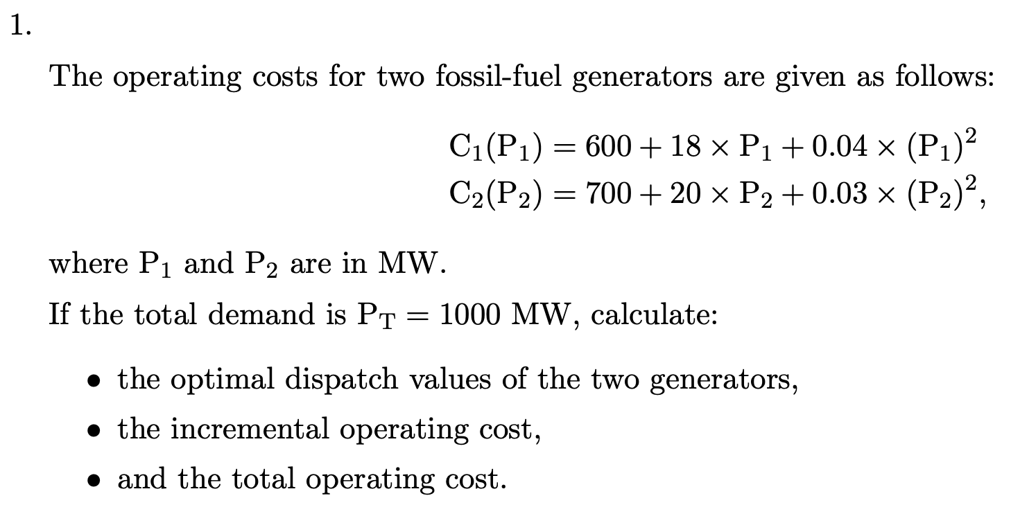 Solved Rework Problem 1, assuming that the outputs of the | Chegg.com