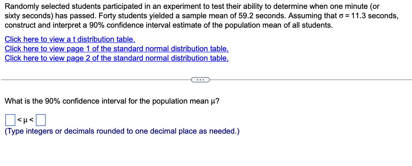 Solved Randomly selected students participated in an | Chegg.com
