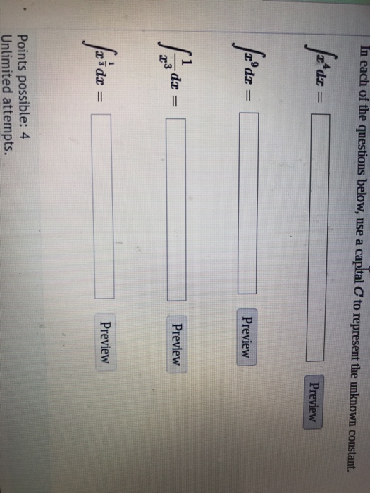 Solved Points possible: 3 Unlimited attempts Score on last | Chegg.com