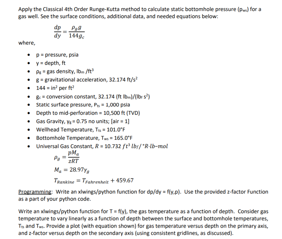 Apply the Classical 4th Order Runge-Kutta method to | Chegg.com