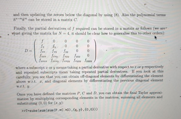 3 Taylor series for functions of two variables For a | Chegg.com