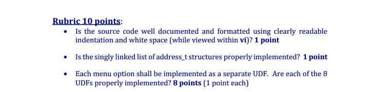 Solved Write A C Program Using Linked Lists Crud With Ip 