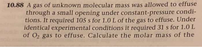 Solved 10.80 Suppose you have two 1-L flasks, one containing | Chegg.com