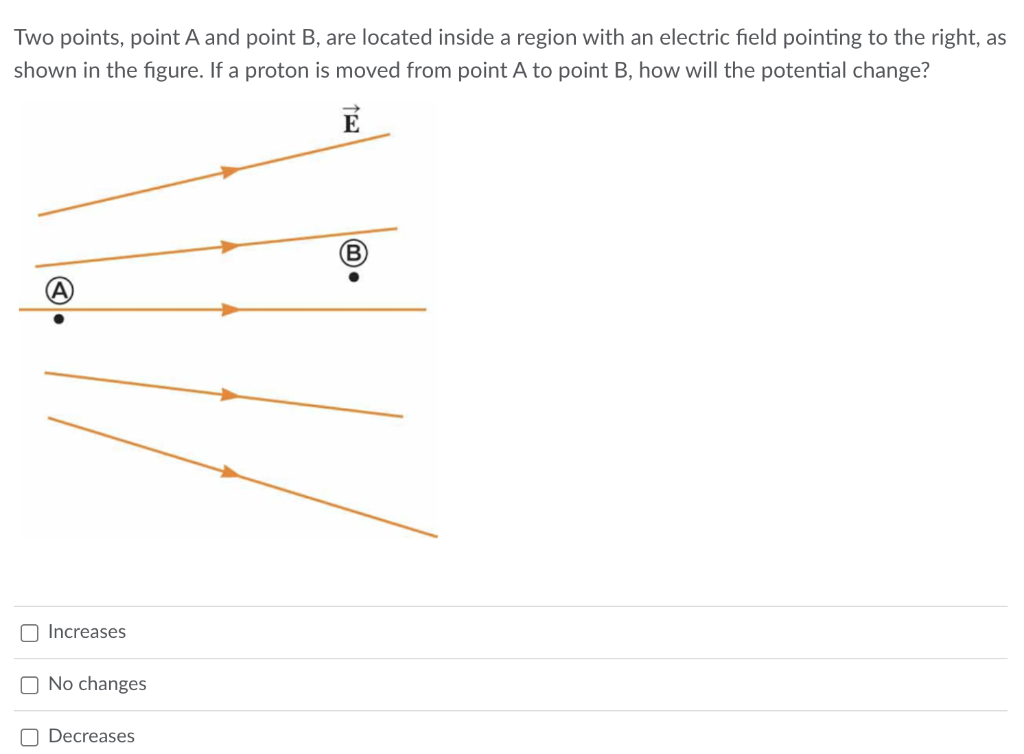 Solved Two points, point A and point B, are located inside a | Chegg.com