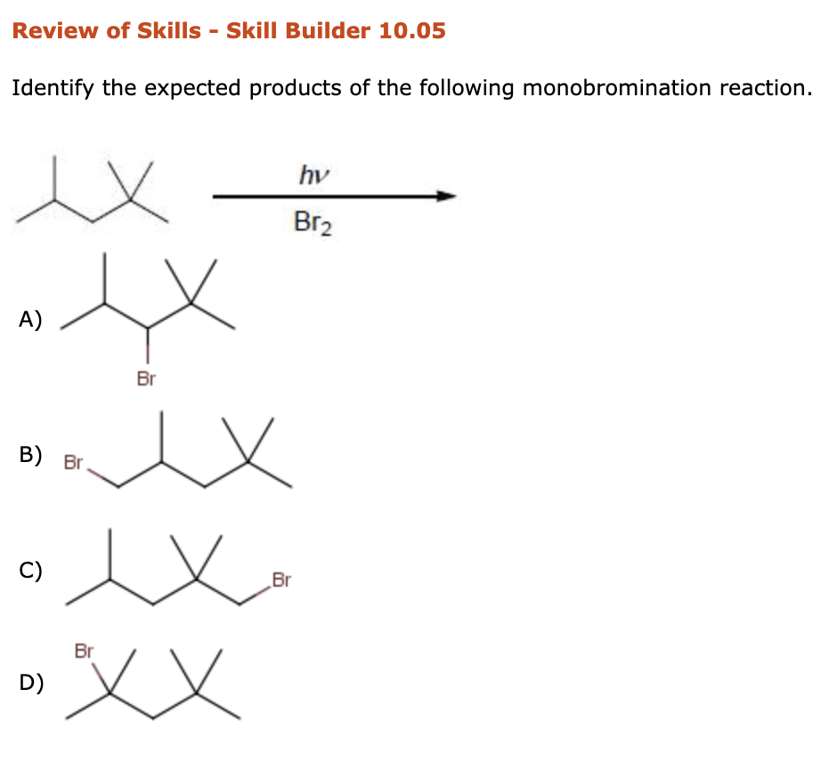 Solved Review of Skills - Skill Builder 10.05 Identify the | Chegg.com