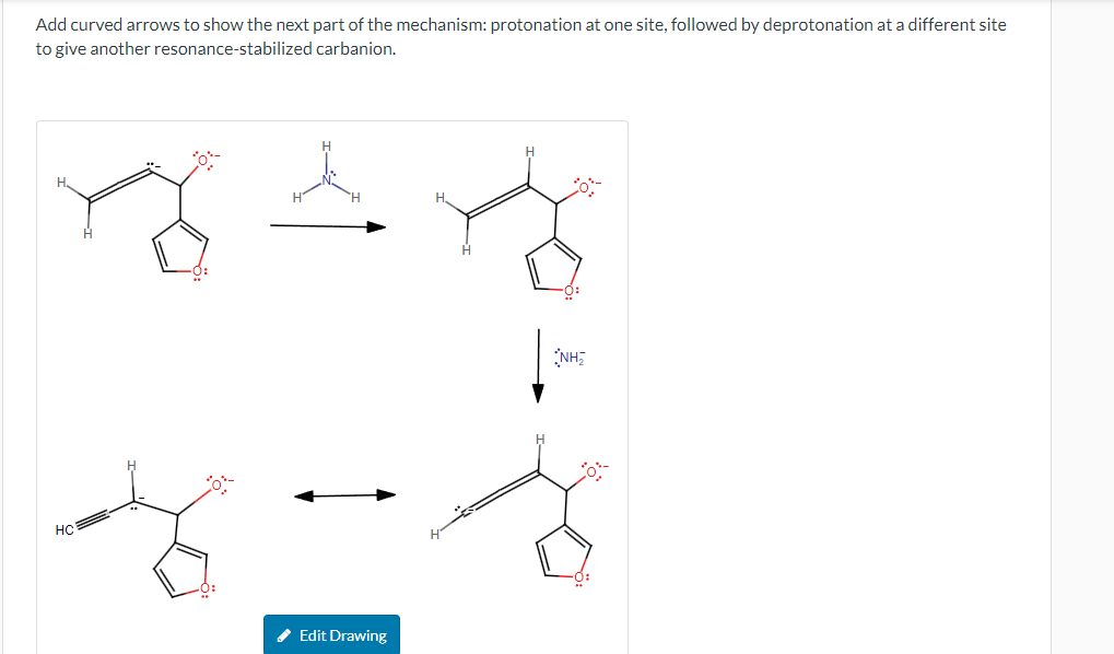 Solved Add curved arrows to show the next part of the | Chegg.com