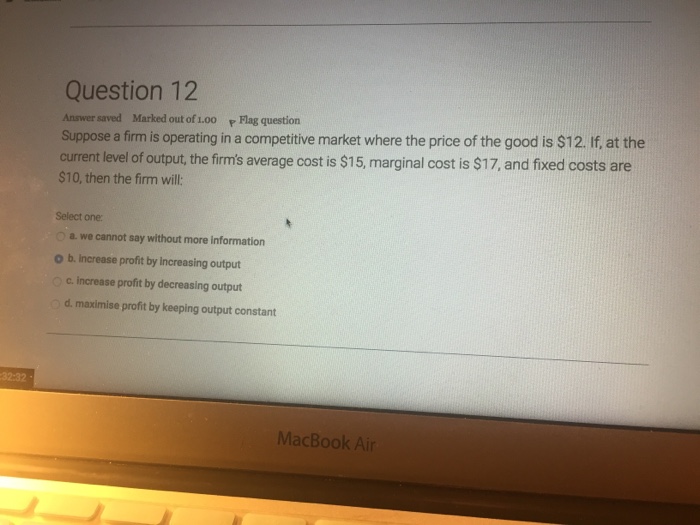 Solved Question 4 Answer saved Marked out of 1.oo FFlag | Chegg.com Solved Question 4 Answer saved Marked out of 1.oo FFlag | Chegg.com