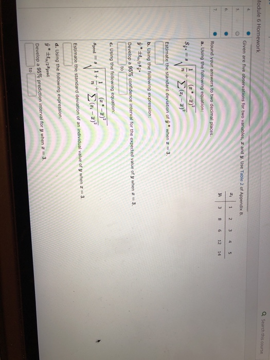 Solved Module 6 H Vi 3 8 6 12 14 to d. Using the following e | Chegg.com