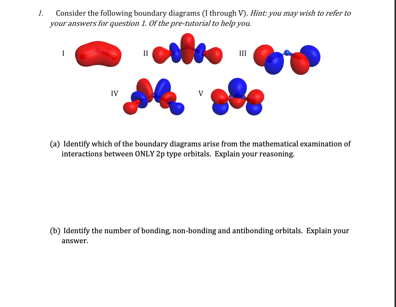 Solved 1. Consider the following boundary diagrams (I | Chegg.com