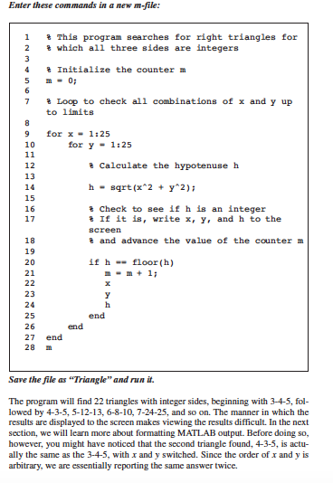 Refer to the Triangle program written in Section 4.4. | Chegg.com