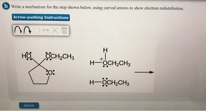 Solved b Write a mechanism for the step shown below, using | Chegg.com