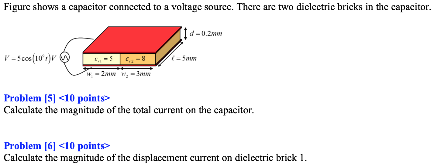 Solved Figure shows a capacitor connected to a voltage | Chegg.com