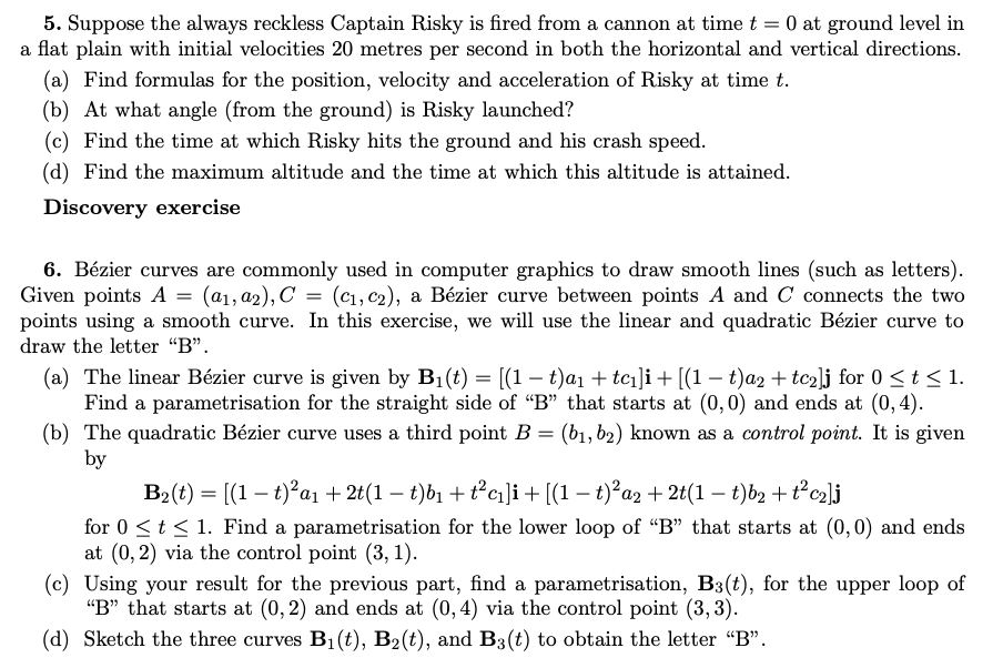 Solved 1. Let r:R R2 defined by r(t)=ti+(1−t2)j describe the | Chegg.com