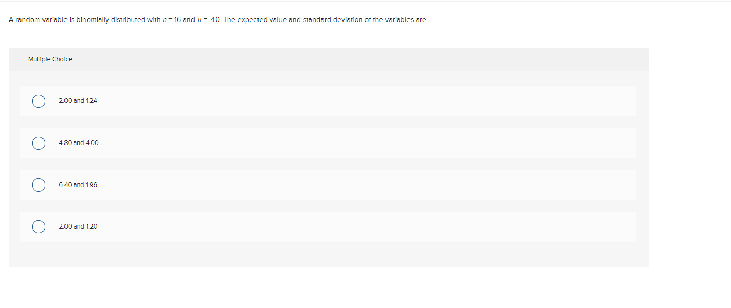 Solved A Random Variable Is Binomially Distributed With N 