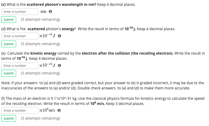 Solved m. MC Quantum Physics - Photon Momentum - Photon | Chegg.com