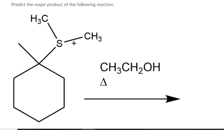 Solved Predict the major product of the following reaction. | Chegg.com