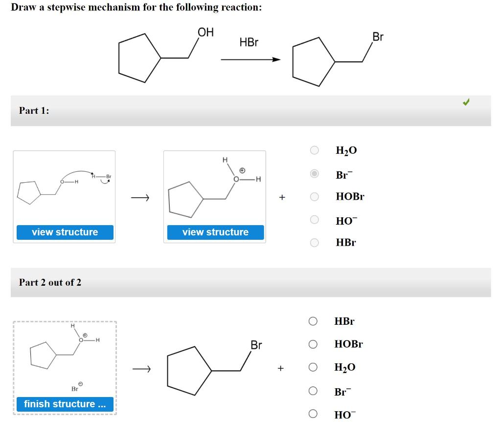 Solved Draw a stepwise mechanism for the following reaction: | Chegg.com