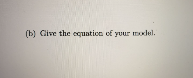 1. (15 points) Design your own mathematical model | Chegg.com